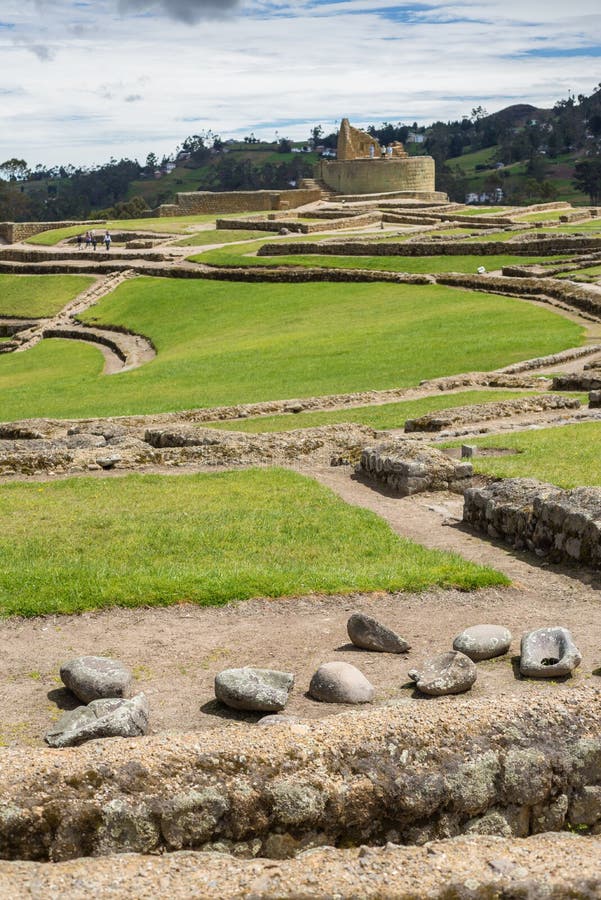Old Stones at the Ruins of Ingapirca, Ecuador Stock Image - Image of ...