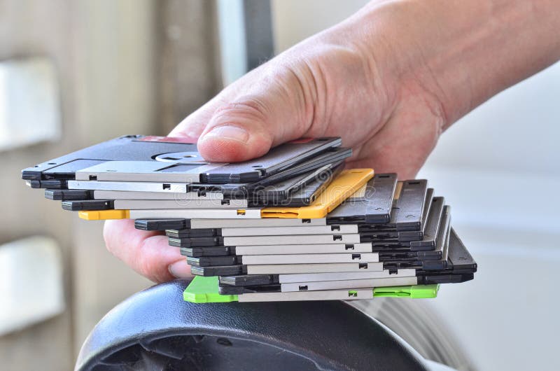 Old Storage Technology Disk Stock Image - Image of data, plastic: 252410487