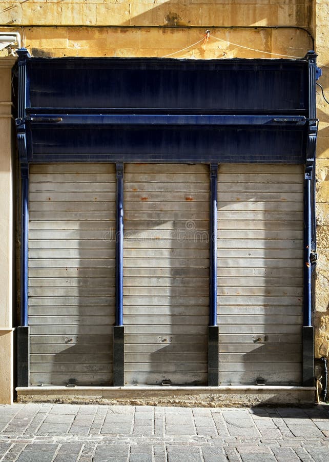 Old store front stock image. Image of brown, shutter - 42968767