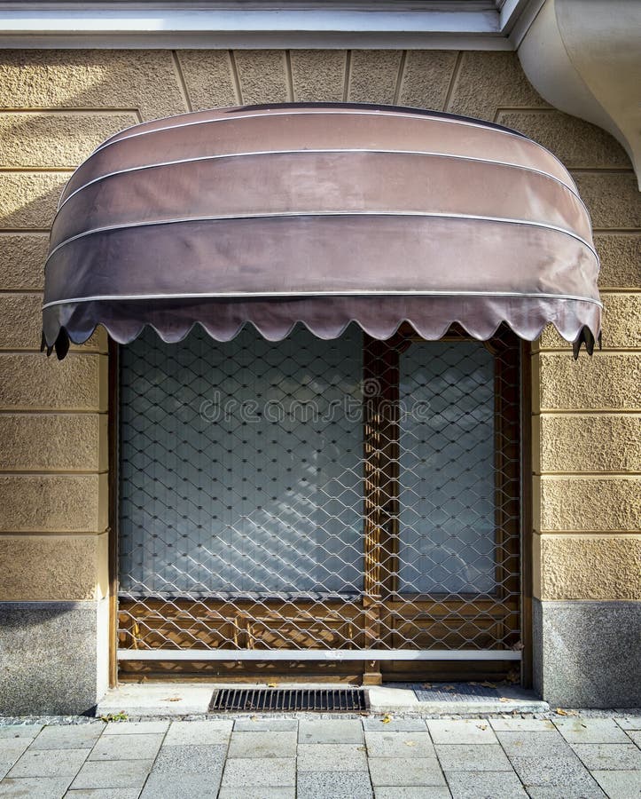 Old store front stock image. Image of fence, ornate, horizontal - 35065357