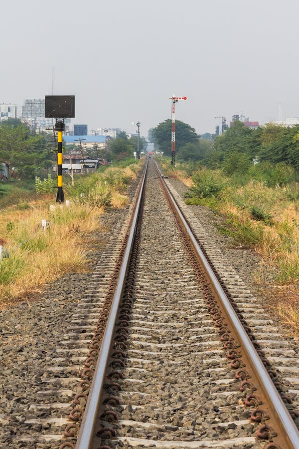 Old straight rail way stock photo. Image of train, tranquil - 50706626
