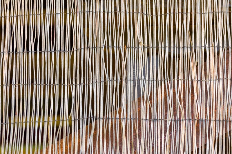 Old Straw Blinds in Bright Colors Stock Photo - Image of curtain, line ...