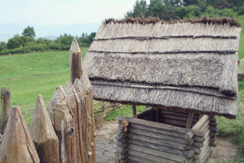 Old straw crate stock photo. Image of grass, pales, middle - 92135754