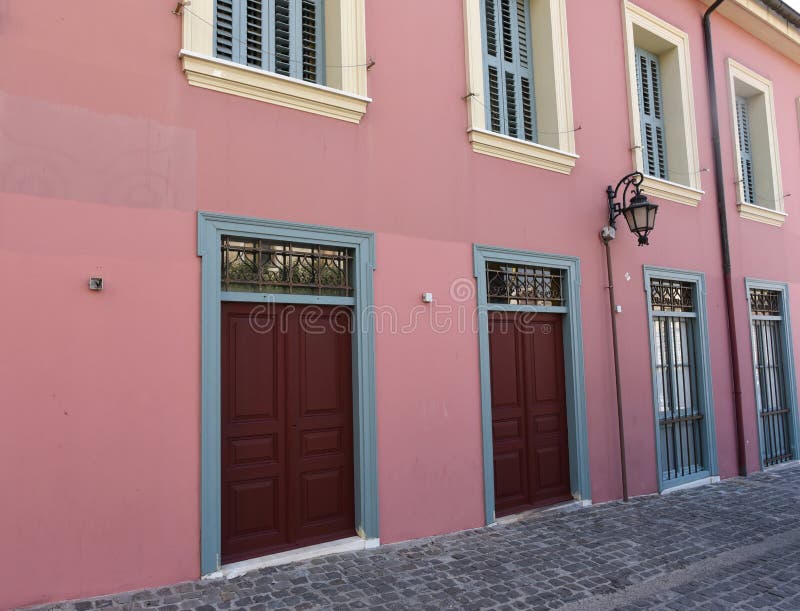 Old Street in Athens, Greece Stock Image - Image of thisio, historic ...