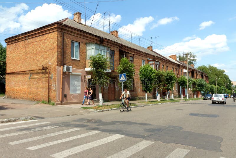 Old Street in the Center of the Berdichev Editorial Image - Image of ...