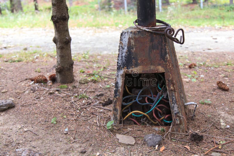 Old street lamp post stock photo. Image of lamp, infrastructure - 43038580