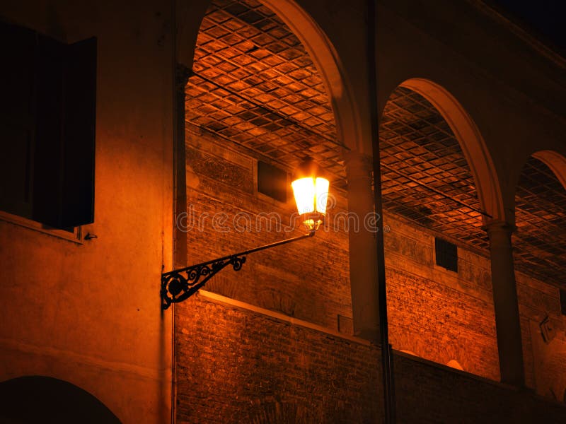 Old street lighter stock photo. Image of europe, night - 36016464