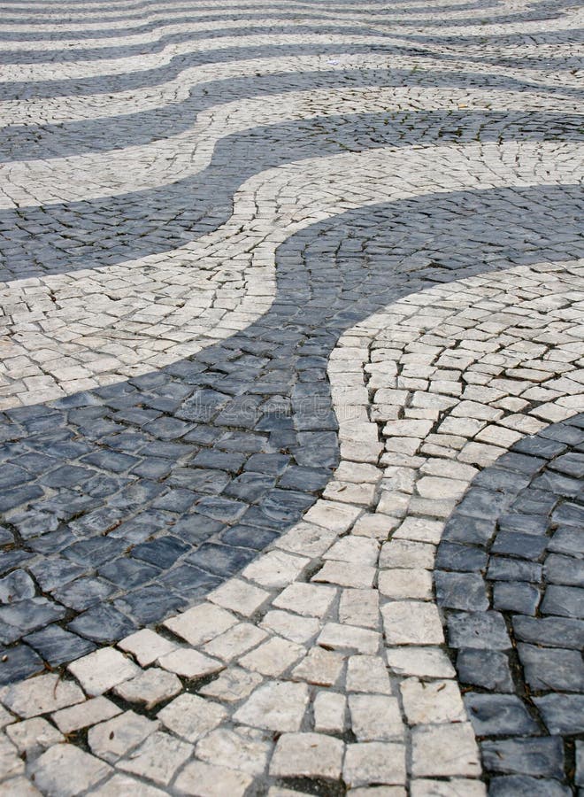 Old street in Lisbon stock image. Image of europe, texture - 11051217