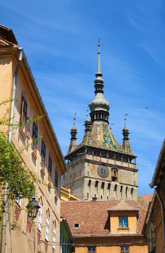 Old Street and Medieval Cathedral Stock Photo - Image of middle ...