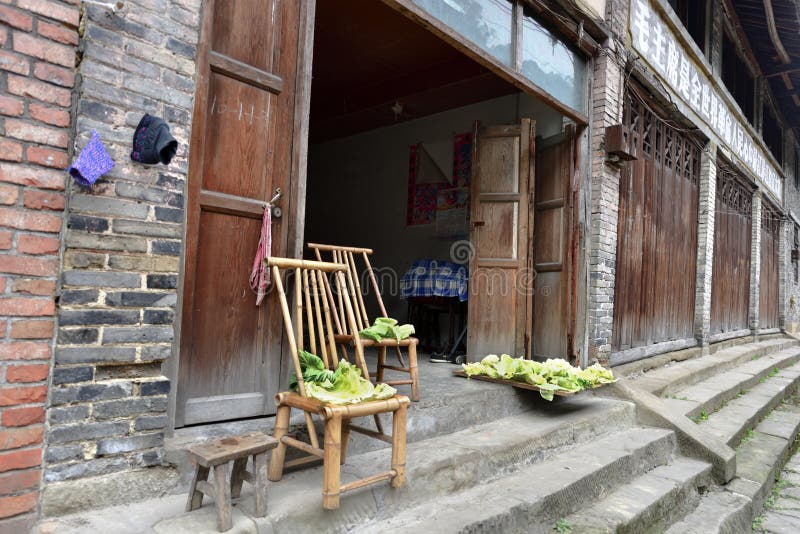 Old street outlets editorial stock image. Image of bamboo - 115324084