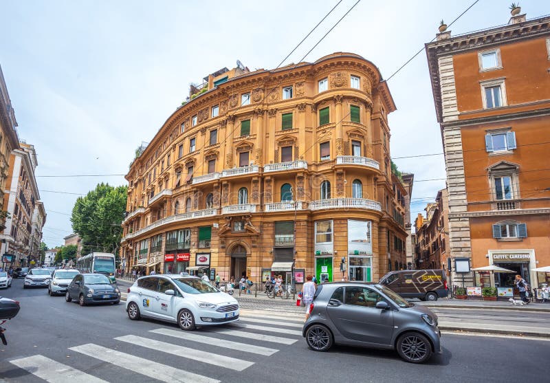 Old Street in Rome, Italy. Architecture and Landmark of Rome Editorial ...