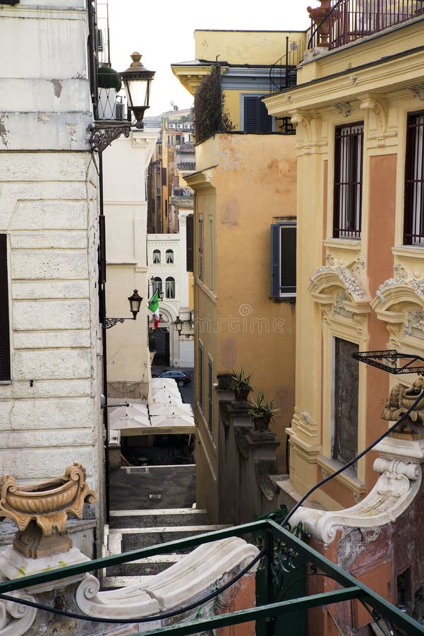 Old street of rome editorial photo. Image of history - 85921006
