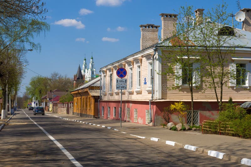 On the Old Streets of Polotsk, April Day. Belarus Editorial Image ...