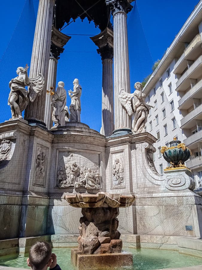 Old Streets of Vienna in Spring Stock Photo - Image of historic ...