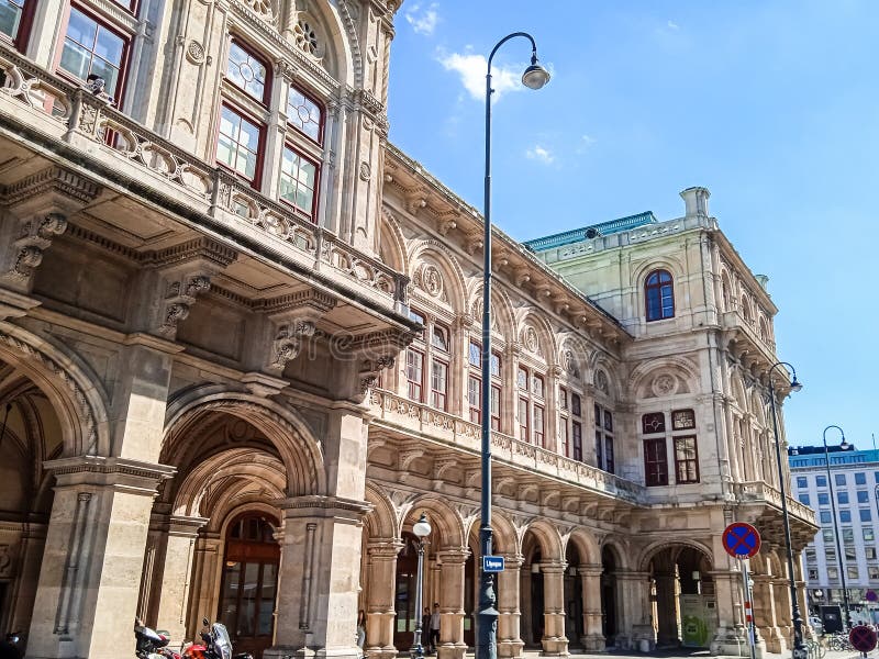 Old Streets of Vienna in Spring Editorial Stock Image - Image of ...