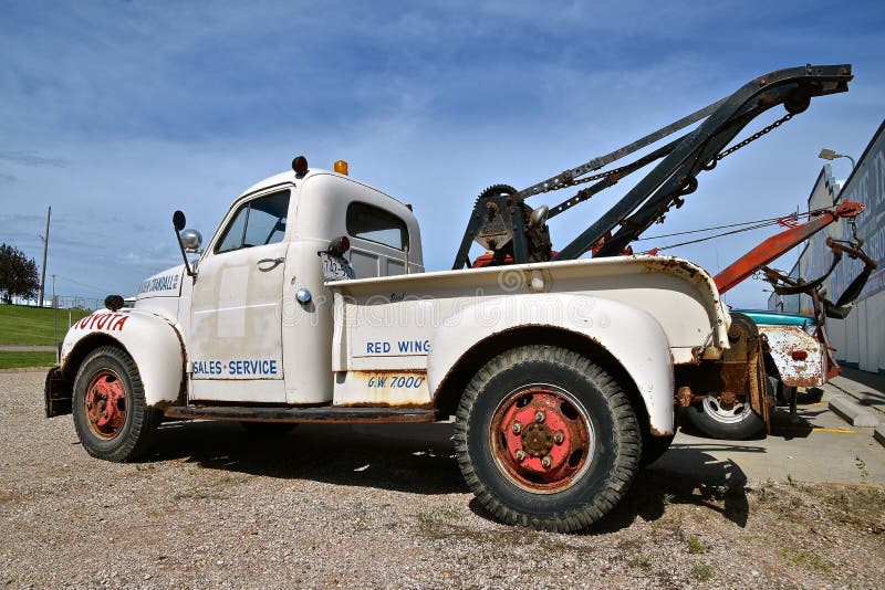 Old Wrecker Tow Truck Stock Photos - Free & Royalty-Free Stock Photos ...