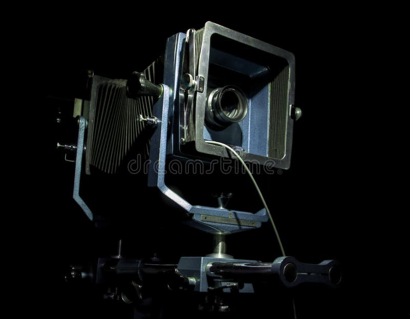 The Old Studio Camera for Using Plates Stock Photo - Image of ...