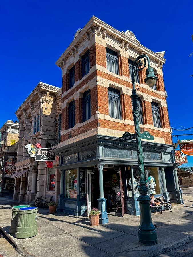 Old Style Architecture Orlando Universal Studios Theme Park Stock ...