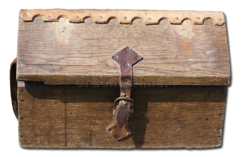Old style box stock photo. Image of storage, worn, isolated - 8384092