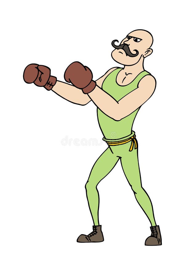 Old style boxer stock illustration. Illustration of title - 82941970