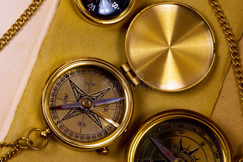 284 Old Style Brass Compass Stock Photos - Free & Royalty-Free Stock ...