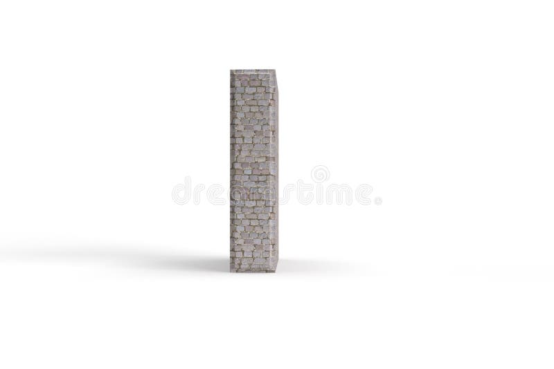Brick Alphabet I Stock Illustrations – 139 Brick Alphabet I Stock ...