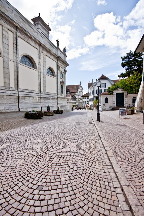 Old Style Brick Street in the Old Town 2 Stock Photo - Image of brick ...