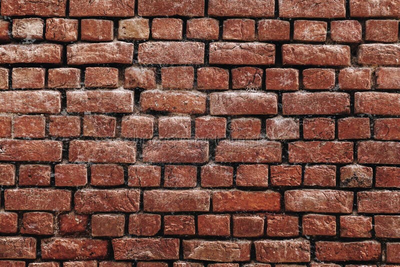 Old Style Brick Wall Texture Background. the Vintage Look of Red Bricks ...