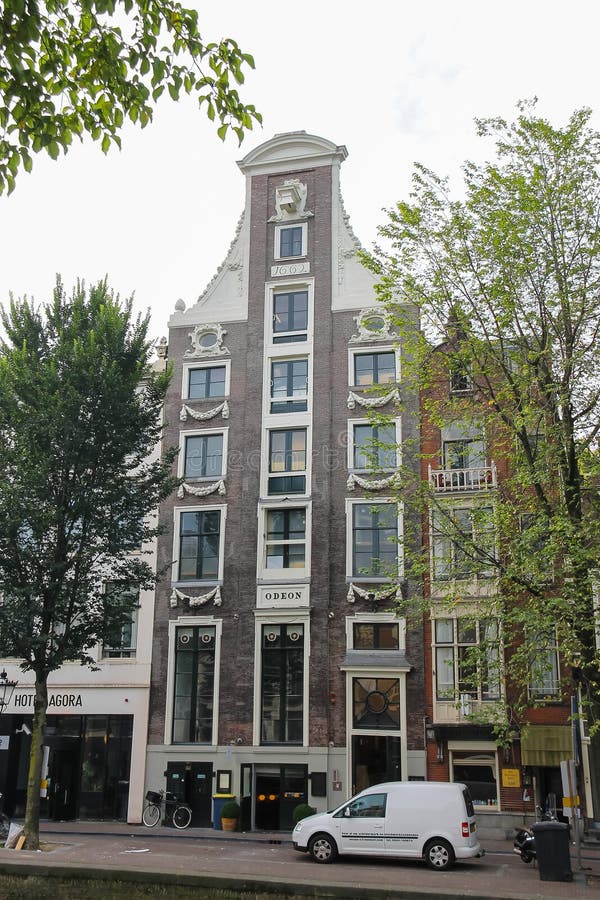 Old Style Building in Historic City Centre. Amsterdam Editorial Stock ...