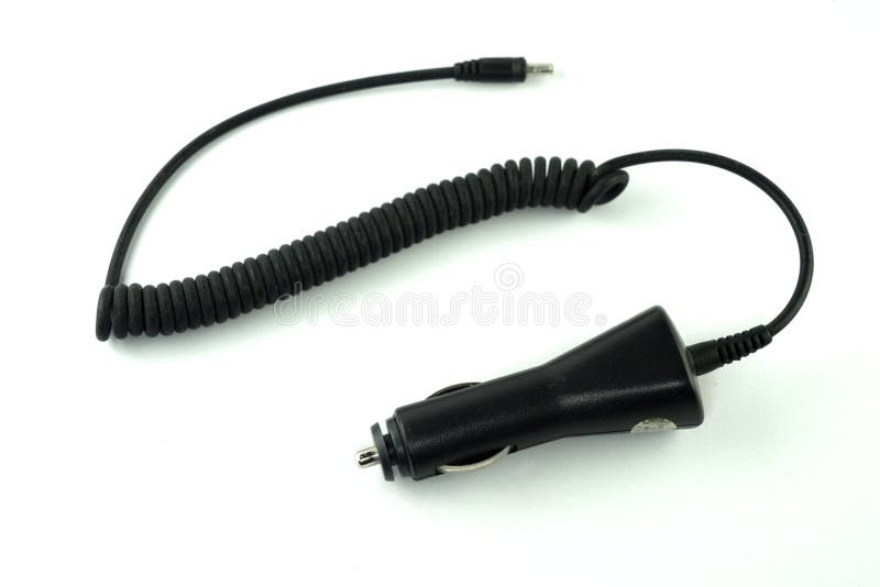 Old style car charger stock image. Image of accessories - 57824707