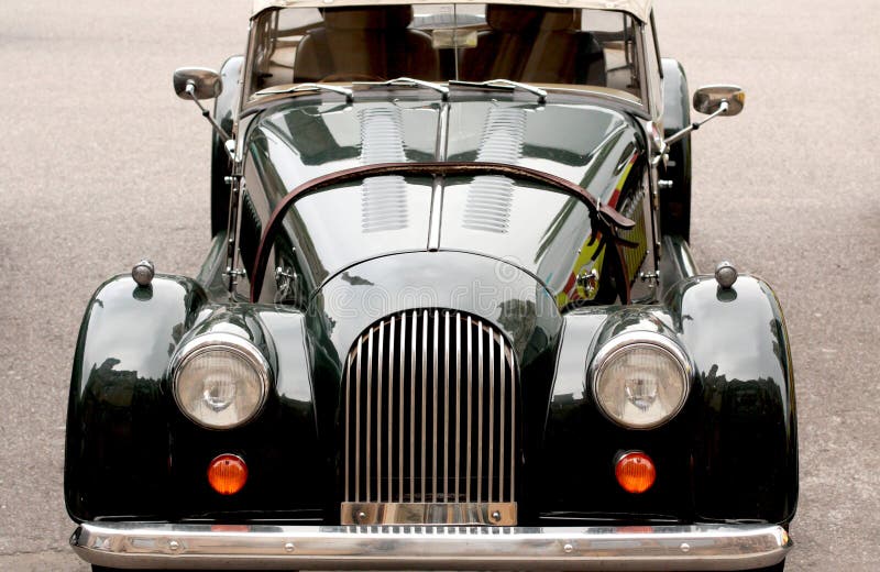 Old style car stock photo. Image of vehicle, light, transportation ...