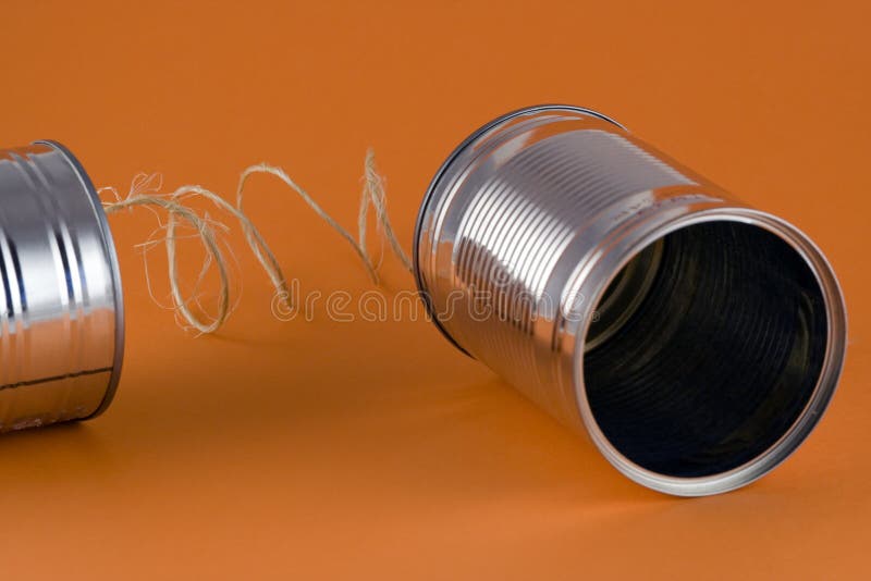 Two Tin Cans String Stock Photos - Free & Royalty-Free Stock Photos ...