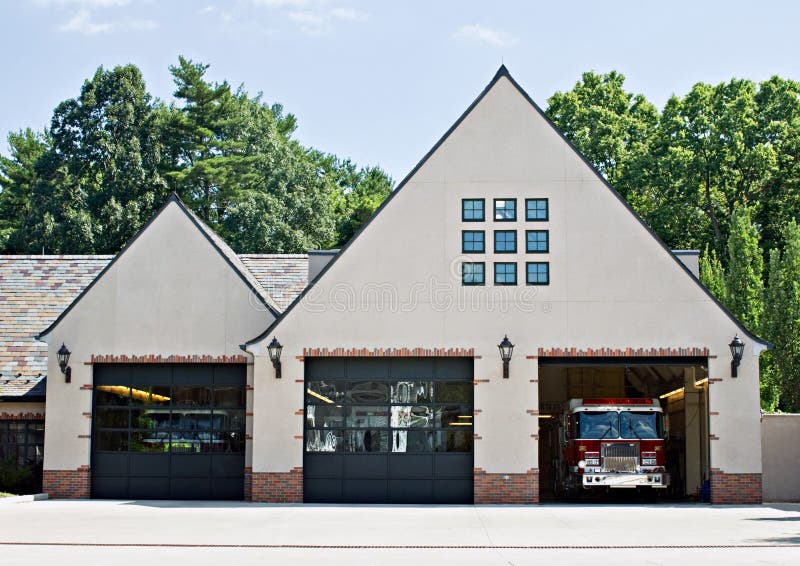 Old Style Fire House stock photo. Image of concept, community - 10305592