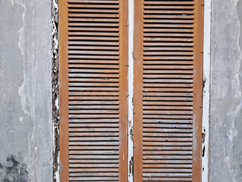 Old Style House Windows Made of Wood Stock Photo - Image of antique ...