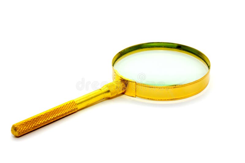 Old style magnifier stock image. Image of frame, retro - 21697985