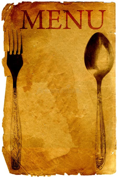 Old style menu stock illustration. Illustration of aged - 13275236