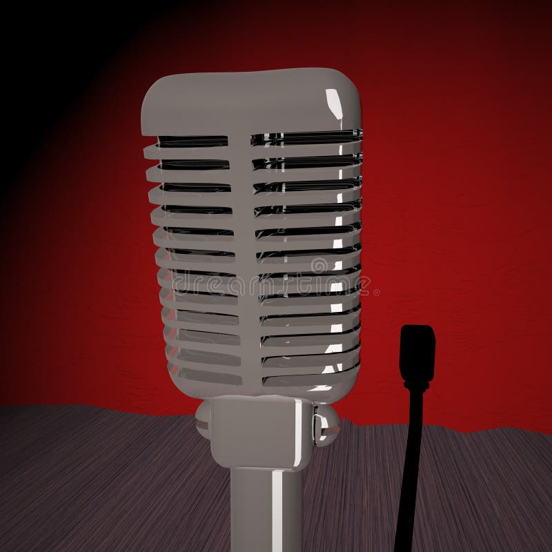 Microphone stock photo. Image of decorated, loud, classic - 16523742