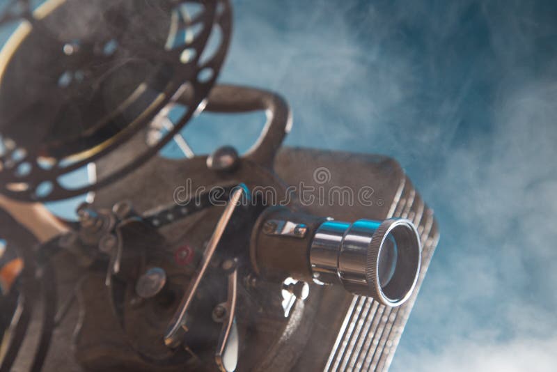 Old Style Movie Projector, Still-life, Close-up. Stock Image - Image of ...