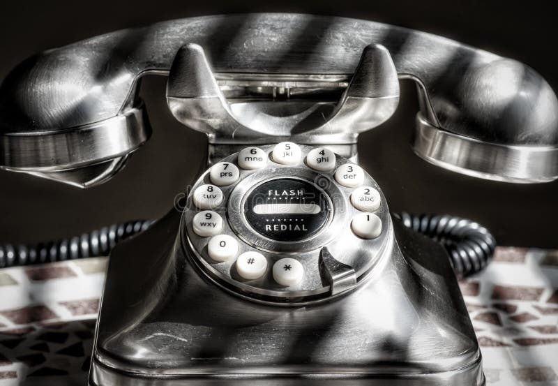 Old style phone stock image. Image of used, call, service - 89661295