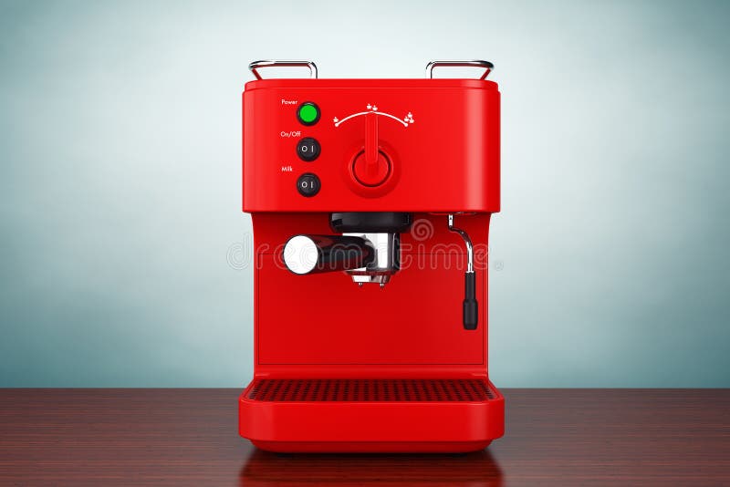 Old Style Photo. Espresso Coffee Making Machine Stock Image - Image of ...