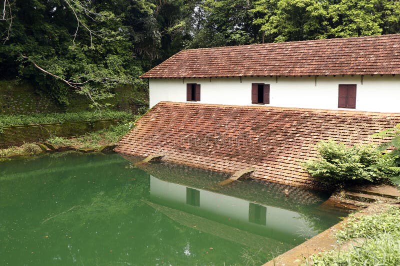 Old Style Ponds for Swimming and Batch Attached To Old Kerala Home ...