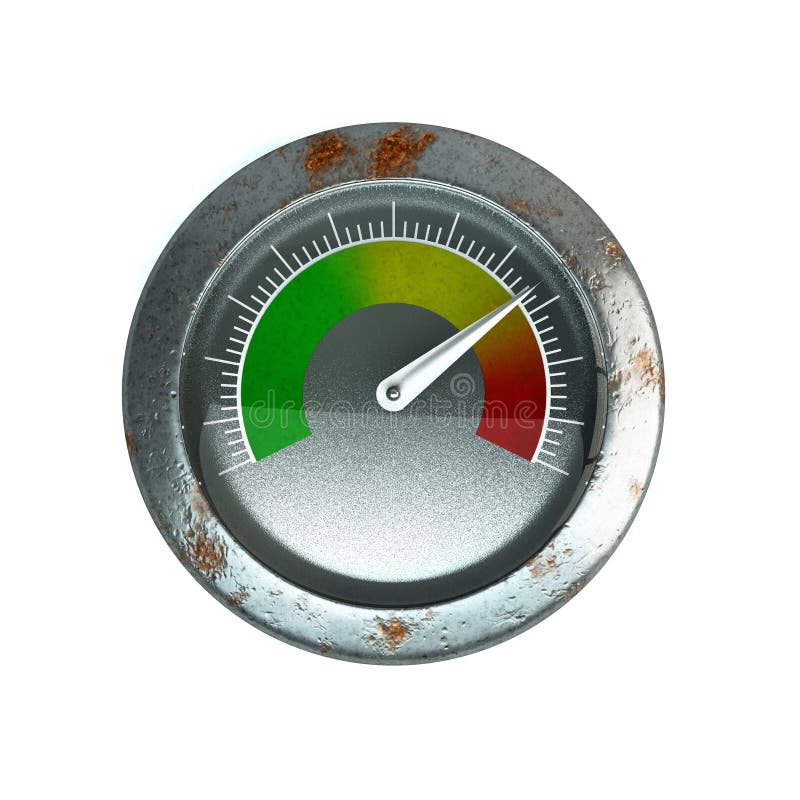 Old style Power indicator stock illustration. Illustration of graphic ...