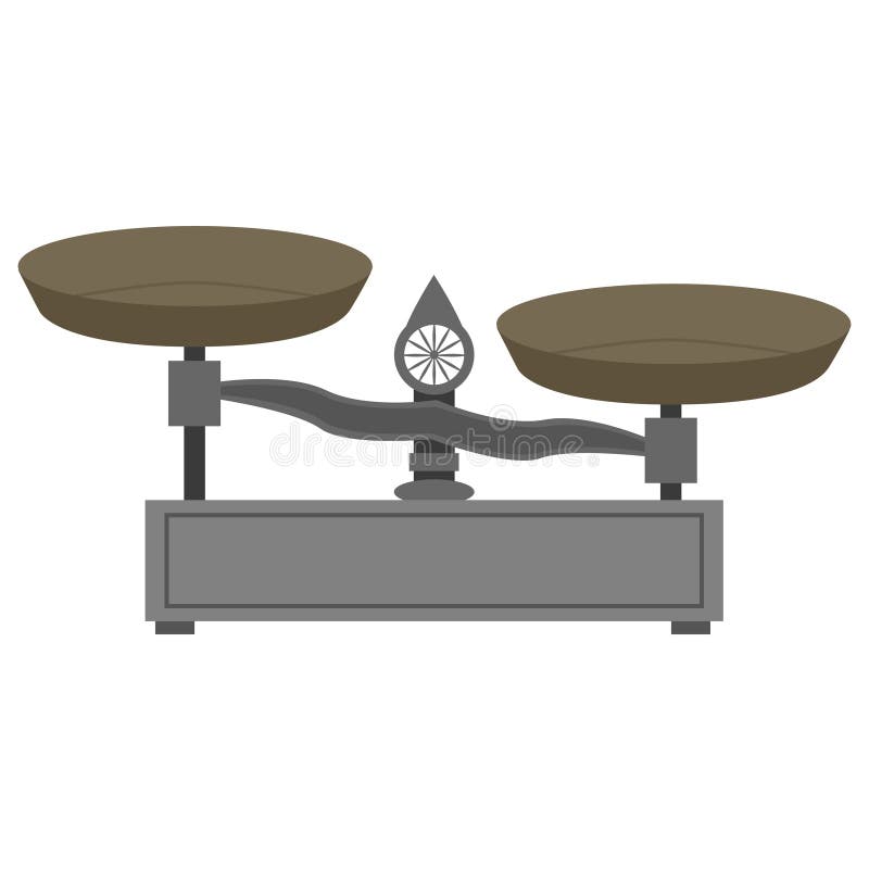 Old style scale stock vector. Illustration of concept - 7698088