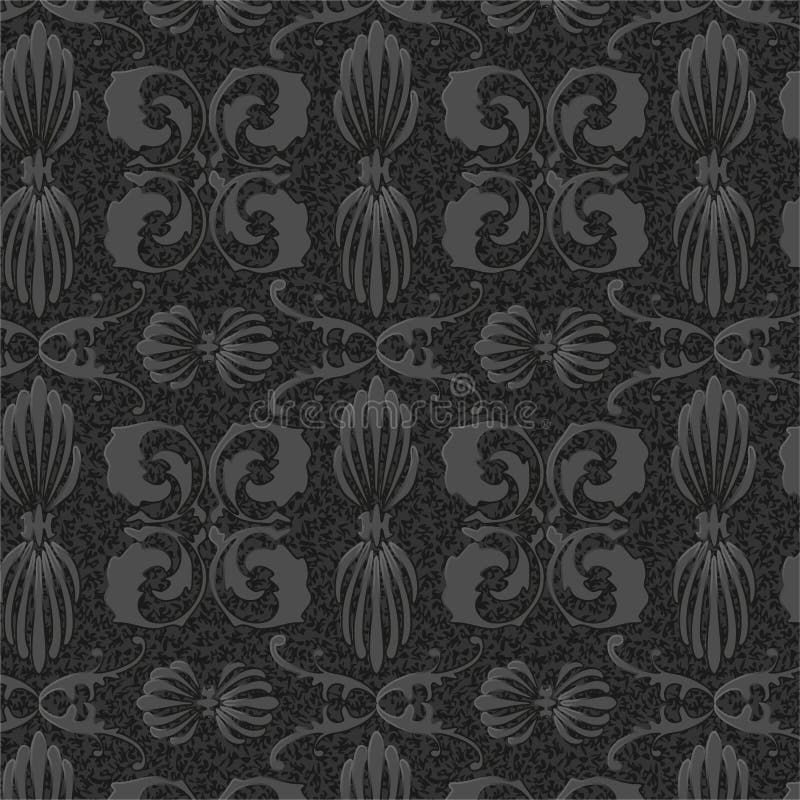 Old Style Seamless Background Stock Vector - Illustration of fashioned ...