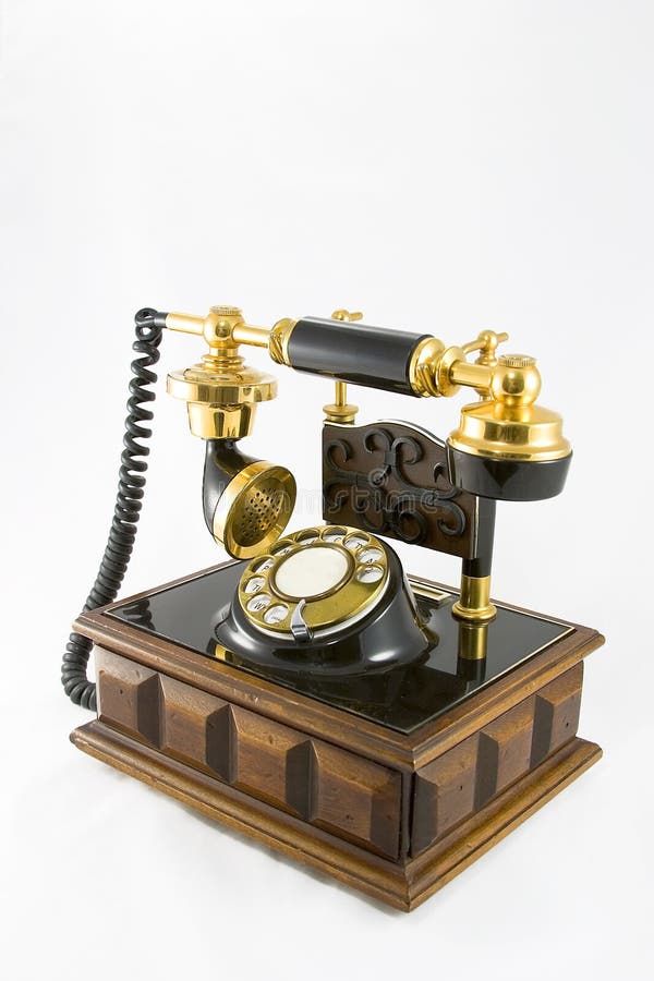 Old telephone stock image. Image of device, antique, ring - 618549