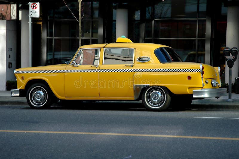 Vintage taxi cab stock image. Image of fashioned, fender - 10325381