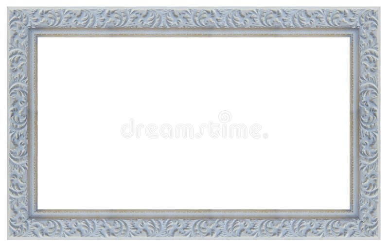 Old Style Vintage White Frame Stock Photo - Image of framed, framing ...