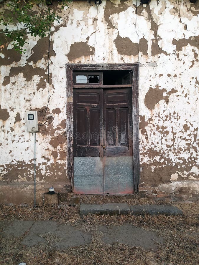 Old Style Wall. Abandoned House Stock Image - Image of style, house ...