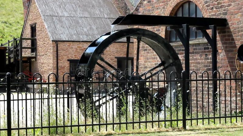 Old Waterwheel in Wales stock video. Video of water - 236440359