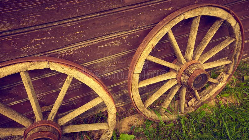 Old style wheels stock image. Image of outdoor, culture - 57330075